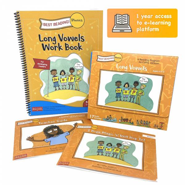 Best Reading Phonics – Long Vowels Complete Kit - DC Learning Time